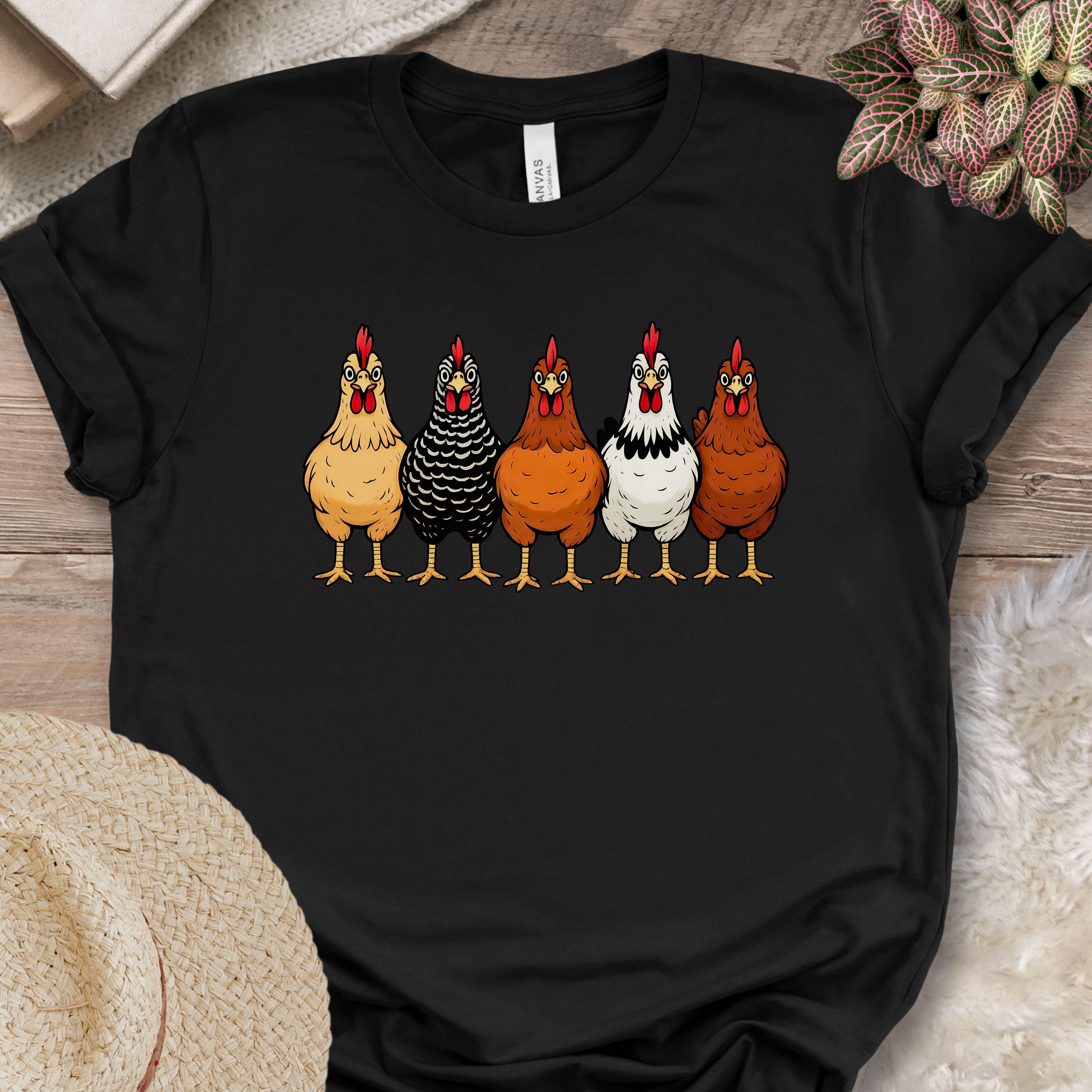 Flock Squad Vintage Chicken Tee – Farm Fauna Co